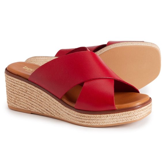 Bertuchi | Shoes | New Bertuchi Made In Spain Crossband Wedge Sandals ...